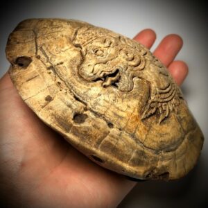 Thai Hanuman God Carved on Tortoise Shell – Thailand Amulet